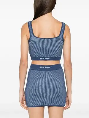 Palm Angels Ribbed-knit Tank Top