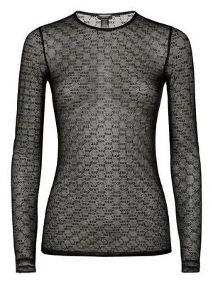 Dsquared2 Mesh Long-sleeve Top