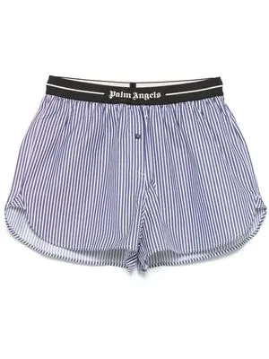 Palm Angels Striped Bottoms For Women