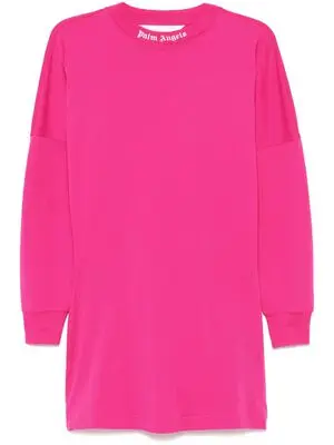 Palm Angels Curved-logo Mini Dress