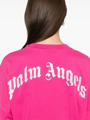 Palm Angels Curved-logo Mini Dress