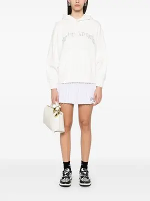 Palm Angels Crystal Embellished Hoodie