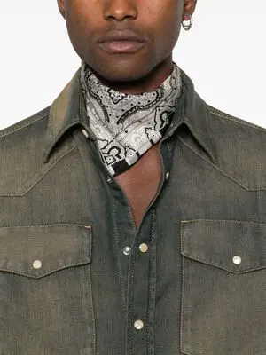 Palm Angels Palm-print Shirt - Brown