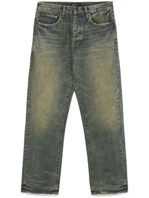 PURPLE BRAND Mid-rise Straight Jeans