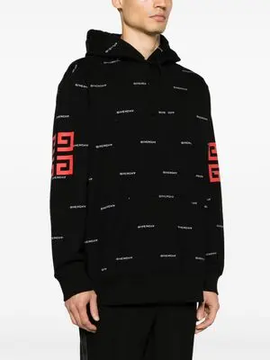 Givenchy 4g-print Cotton Hoodie