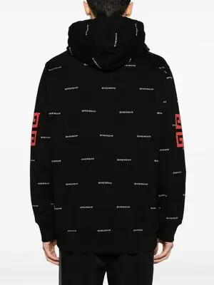Givenchy 4g-print Cotton Hoodie