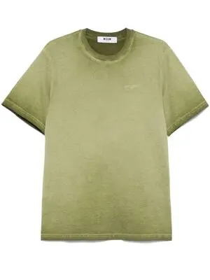 MSGM Faded-effect T-shirt