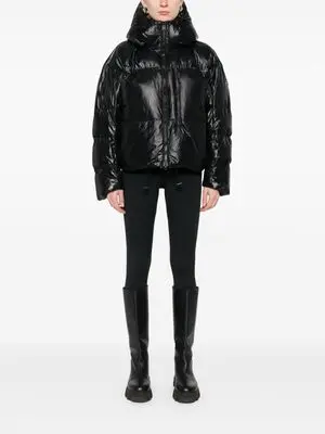 Adidas By Stella McCartney Logo-patch Puffer Jacket - Black