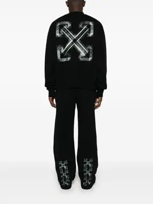 Off-White Vibe Arrow Skate Sweatshirt - Black