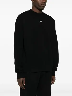 Off-White Vibe Arrow Skate Sweatshirt - Black