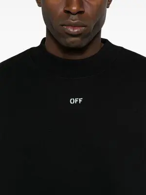 Off-White Vibe Arrow Skate Sweatshirt - Black