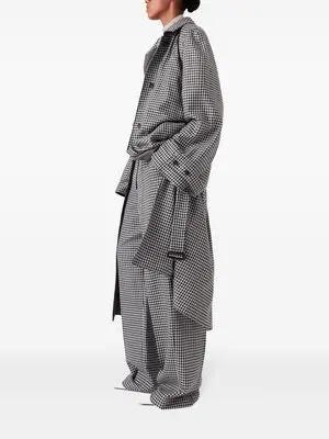 Stella McCartney Checked Reversible Car Coat