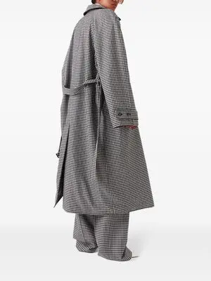 Stella McCartney Checked Reversible Car Coat