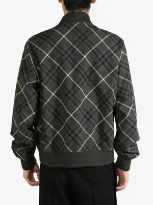 Burberry Check Jacket - Grey