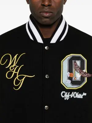 Off-White Crystal-embellished Bomber Jacket