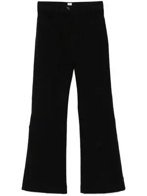 TOTEME Flared Moleskin Trousers