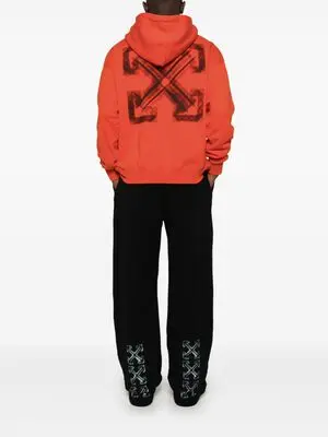 Off-White Vibe Arrow Hoodie - Orange