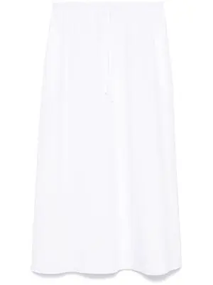 Matteau Organic Cotton A-line Skirt - White