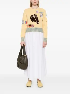 Matteau Organic Cotton A-line Skirt - White