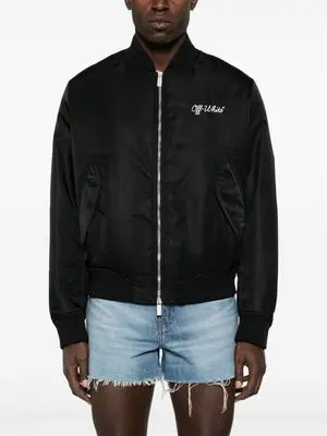 Off-White Script Bomber Jacket