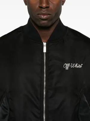 Off-White Script Bomber Jacket