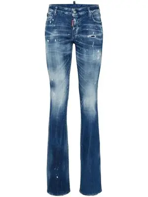 Dsquared2 Mid-rise Flared Jeans