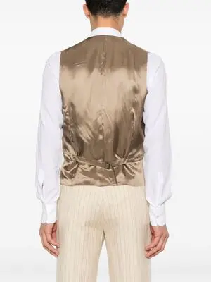 FURSAC Mélange-effect Virgin Wool Waistcoat