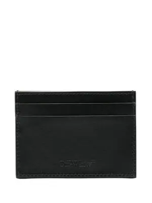 Off-White Heritage Card Holder - Black