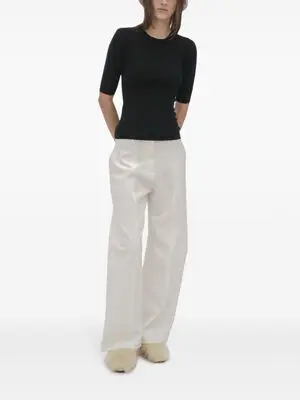 Rosetta Getty Ribbed Short-sleeved T-shirt