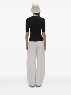 Rosetta Getty Ribbed Short-sleeved T-shirt
