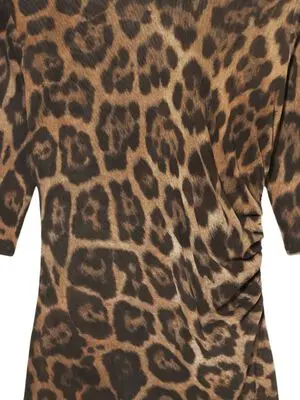 Stella McCartney Leopard-print Top - Brown