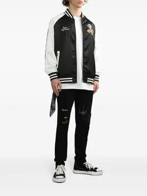 MUSIUM DIV. Colourblock Varsity Jacket