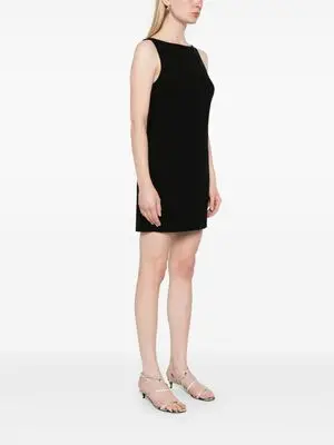 matteau crepe mini shift dress Matteau Crepe Shift Mini Dress In Black - 81% Off