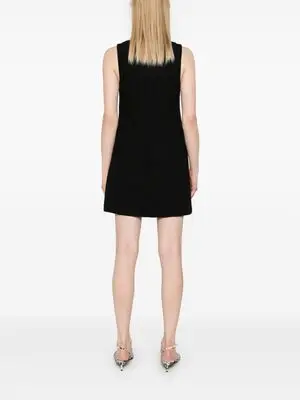 matteau crepe mini shift dress Matteau Crepe Shift Mini Dress In Black - 81% Off