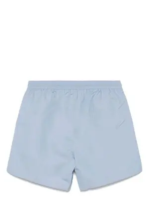 Brunello Cucinelli Logo-embroidered Swim Shorts - Blue