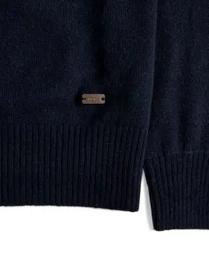 TOD'S Round-neck Sweater - Blue