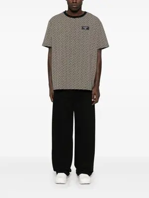 Balmain Pb Labyrinth Jacquard T-shirt - Neutrals