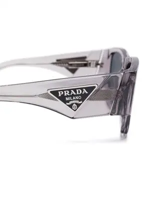 Prada Enamel Triangle Logo Sunglasses