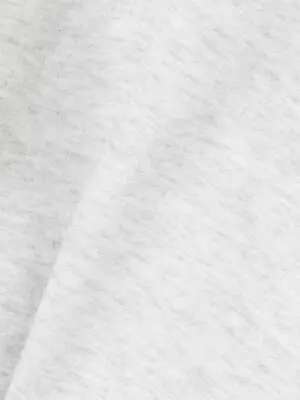 SKIMS Cropped Cotton-blend Jersey Half-zip Sweater