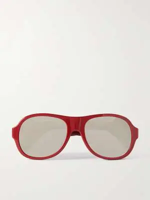 Celine Aviator-style Sunglasses - Red
