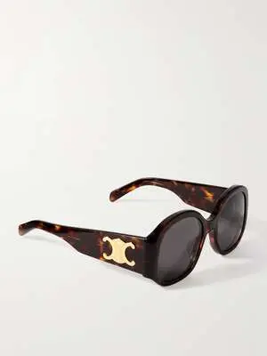 Celine Maxi Triomphe Sunglasses - Tortoiseshell