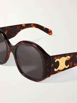 Celine Maxi Triomphe Sunglasses - Tortoiseshell