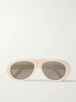 Celine CELINE Eyewear Aviator-style Sunglasses Cream