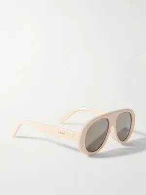 Celine Aviator-style Sunglasses - Neutrals