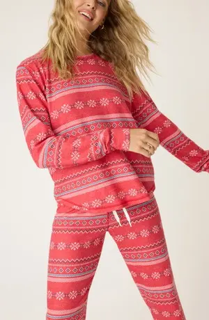 PJ Salvage Snowflake Kiss Pajamas