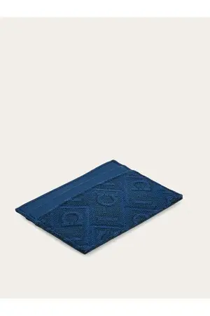 FERRAGAMO Credit Card Holder - Denim