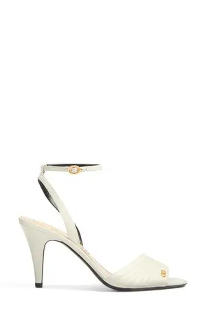 Valentino Garavani Ladycrush Ankle Strap Sandal - Ivory