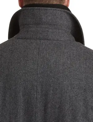 Calvin Klein Herringbone Zale Overcoat