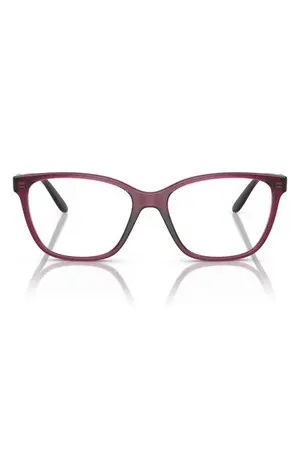 VOGUE 51mm Pillow Eyeglasses - Dark Red