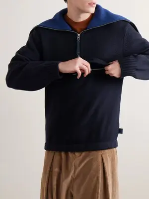 Loewe Wool Half-zip Sweater